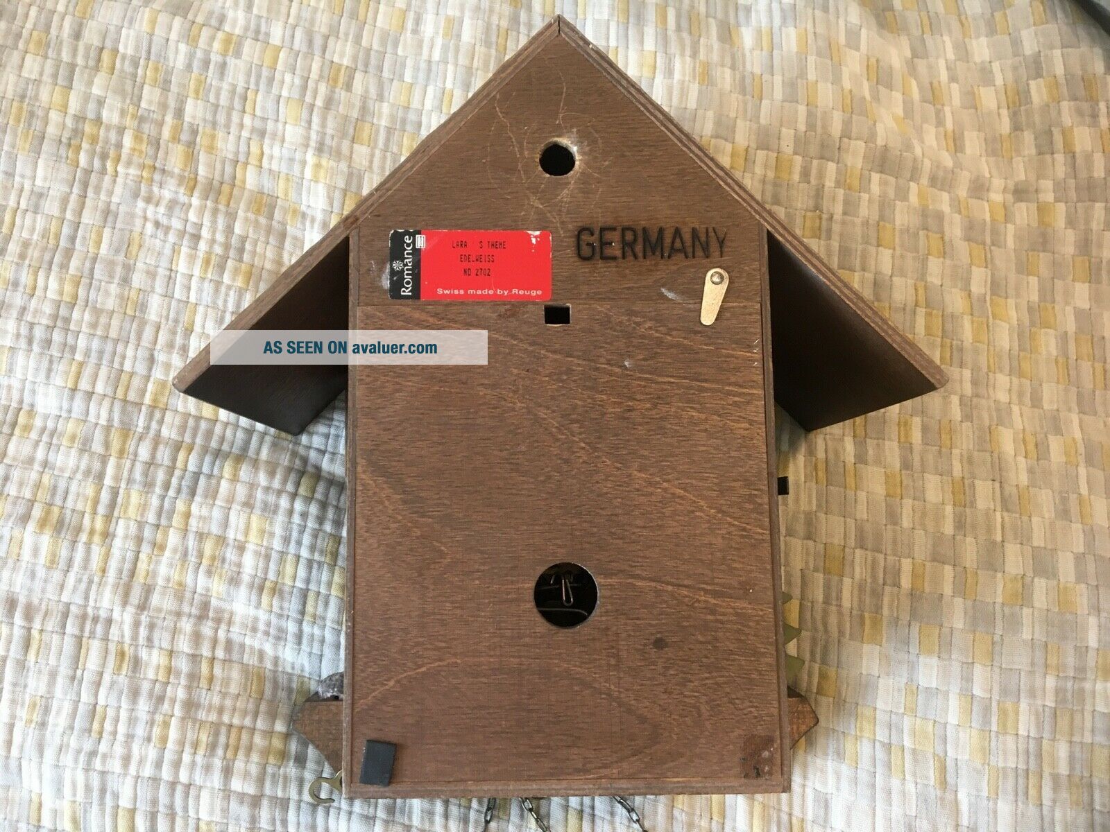 Vintage Cuckoo Clock Swiss Made By Reuge, Made In Germany. | #6795625