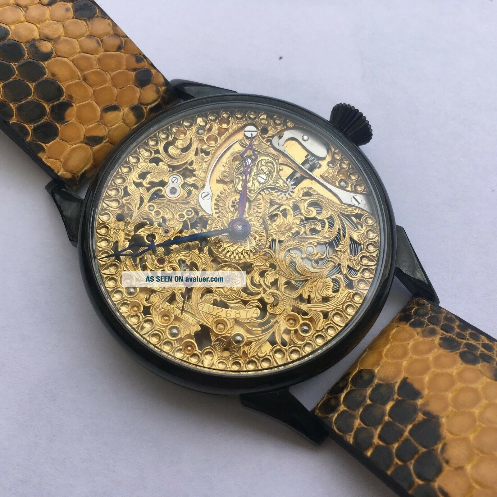 Longines Skeleton Marriage Watch Wristwatch Pocket Watch Movement ...