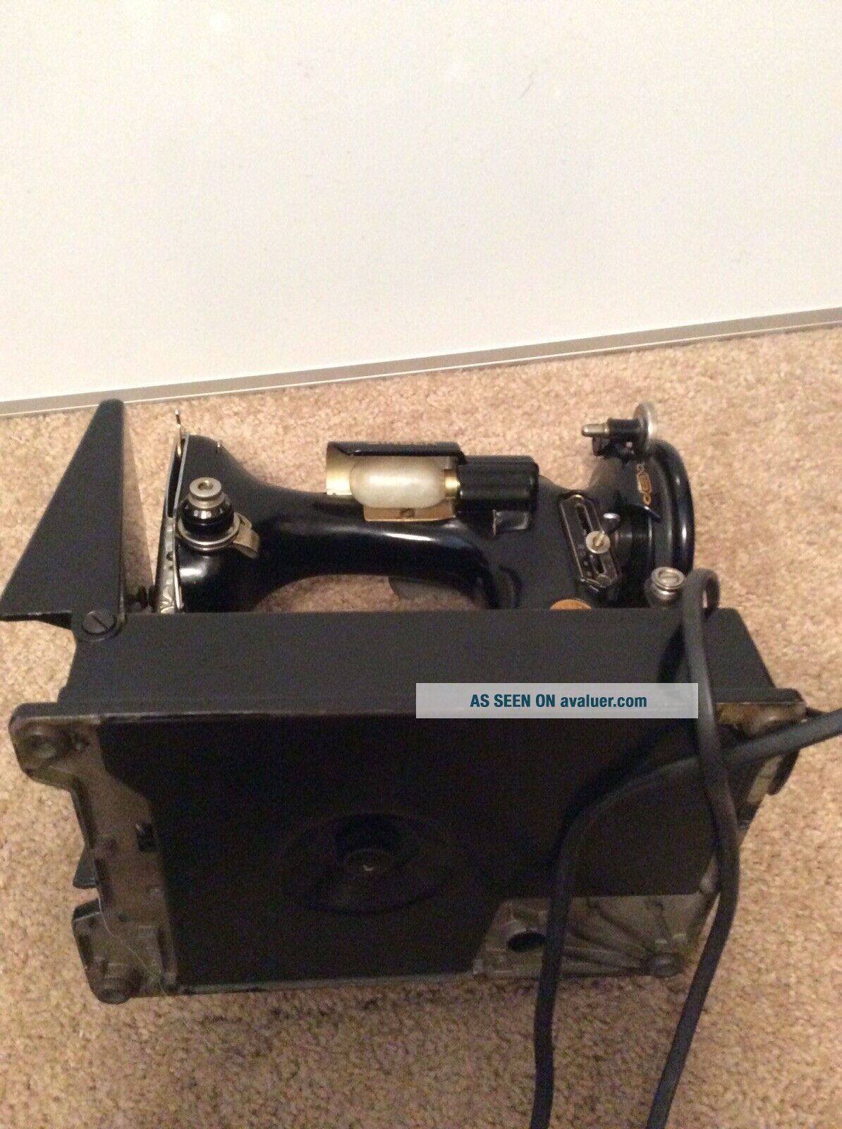 Vintage Singer Portable Electric Sewing Machine 221 - 1 | #6808181