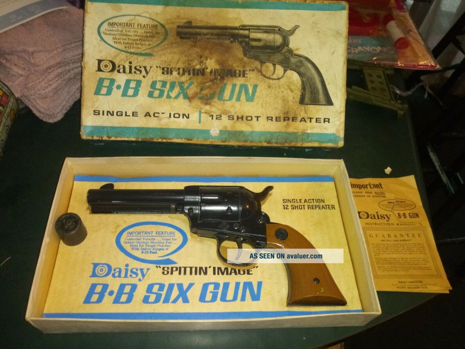 VINTAGE DAISY MODEL 179 SPITTIN ' IMAGE BB GUN - PISTOL RARE LATE MODEL ...
