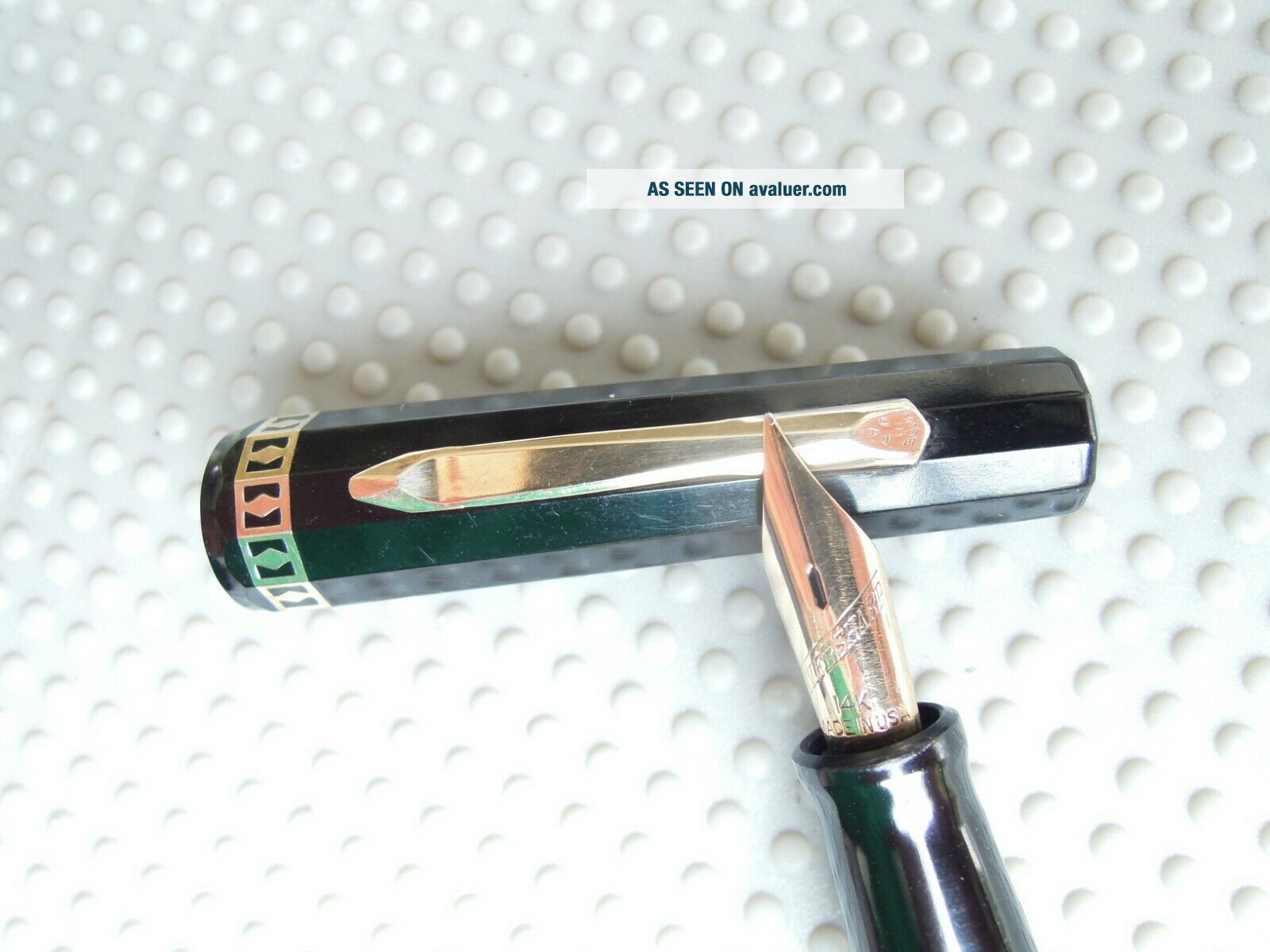 VINTAGE BLACK WAHL EVERSHARP DORIC FOUNTAIN PEN, | #6835307