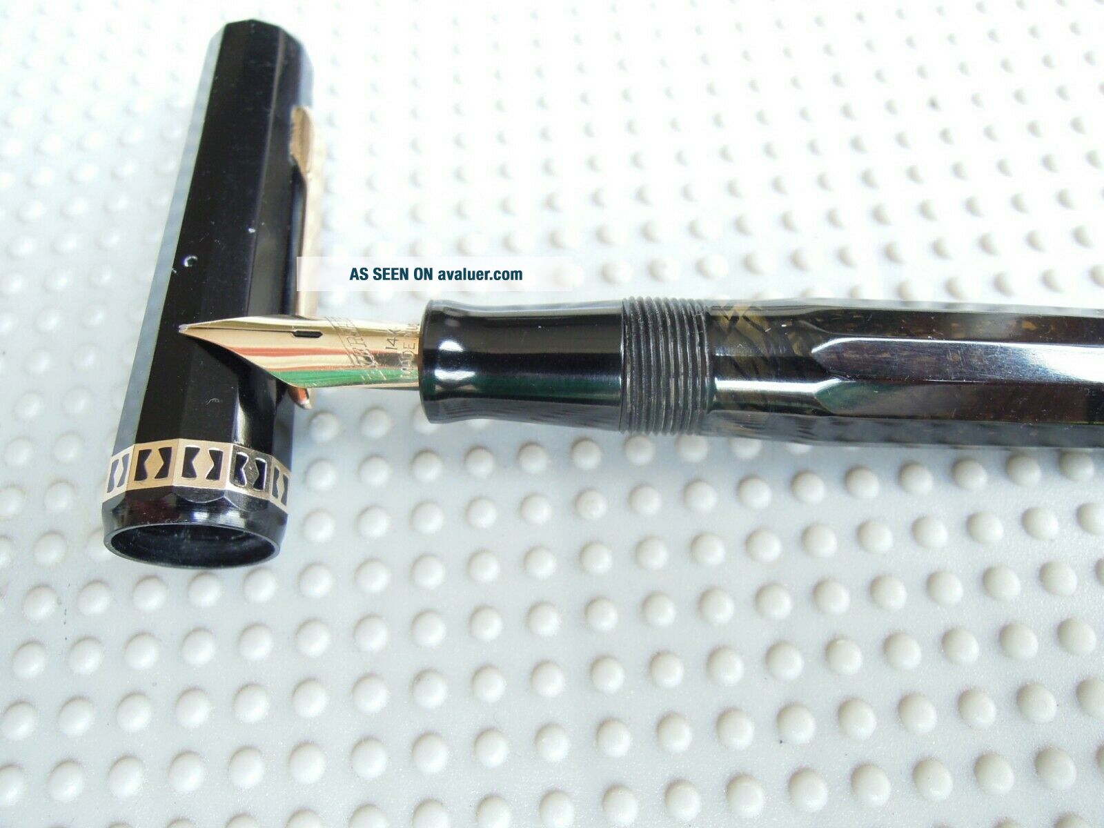 VINTAGE BLACK WAHL EVERSHARP DORIC FOUNTAIN PEN, | #6835307