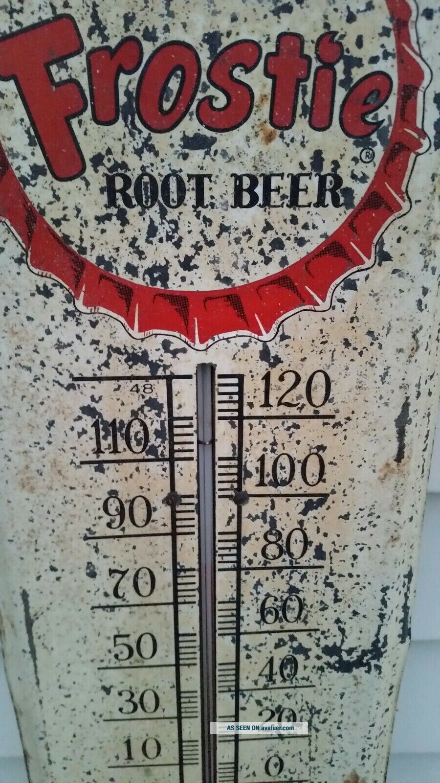 Vintage 1948 Frostie Root Beer Thermometer Sign | #6838223
