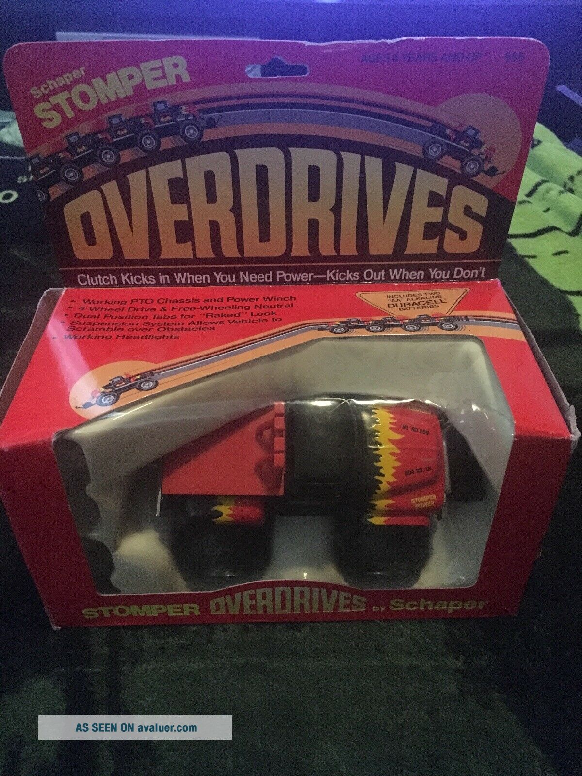 Vintage Schaper Stomper Overdrives 56 Ford 4X4 1985 Collectable Toy ...