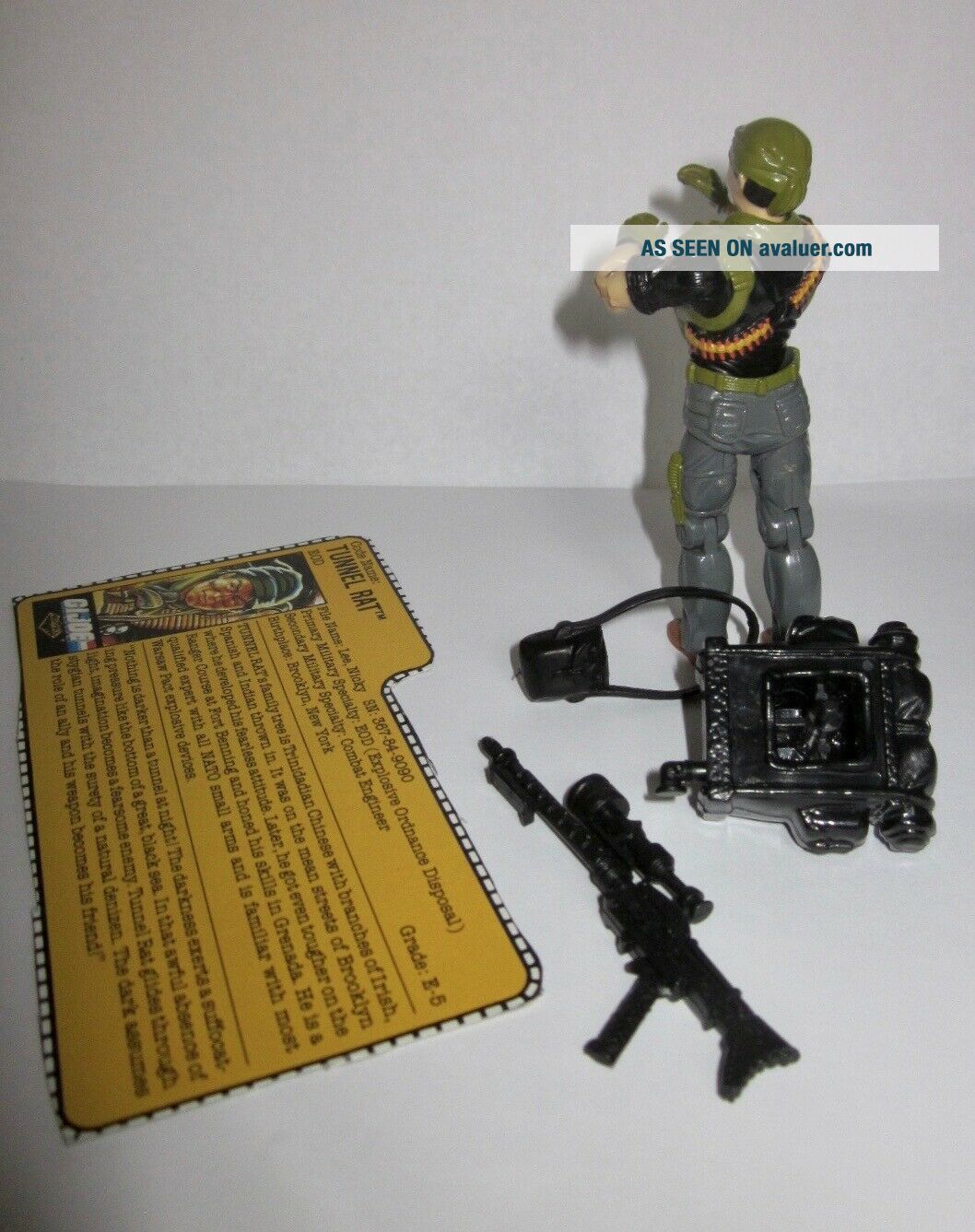 Gi Joe 1988 NIGHT FORCE TUNNEL RAT 95 Complete Vintage | #6852589