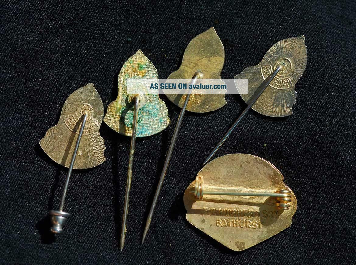 4 Vintage Bathurst Penguins Rugby League Club Pins & St. Patricks ...