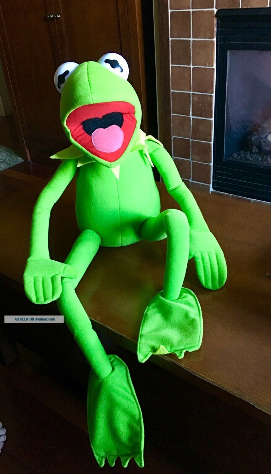 RARE 4FT TALL Giant Large Huge Kermit The Frog Stuffed Plush Vintage ...