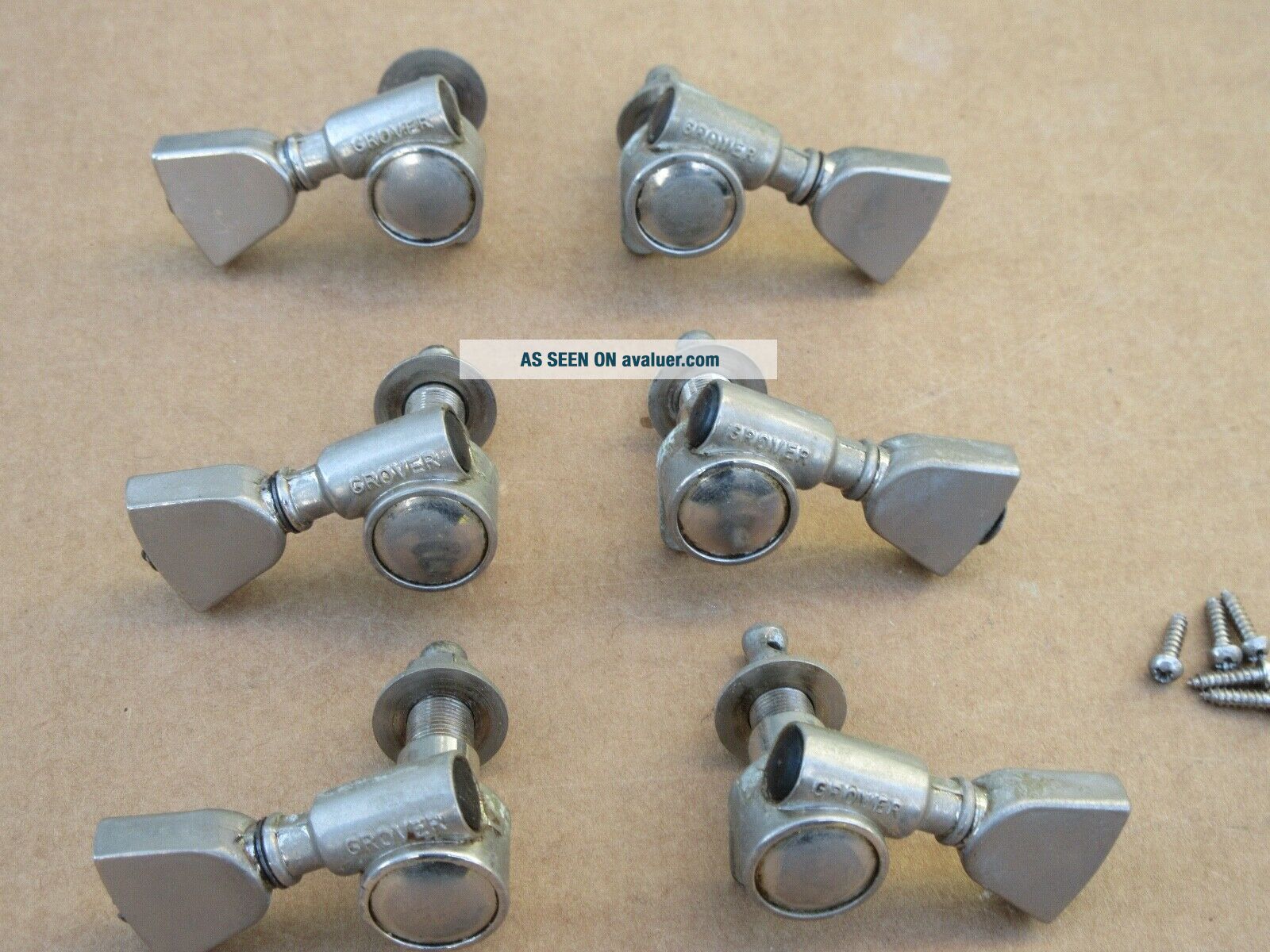 Vintage Late 60s Early 70s Grover Gibson Tulip Tuners 3X3 Les Paul SG ...