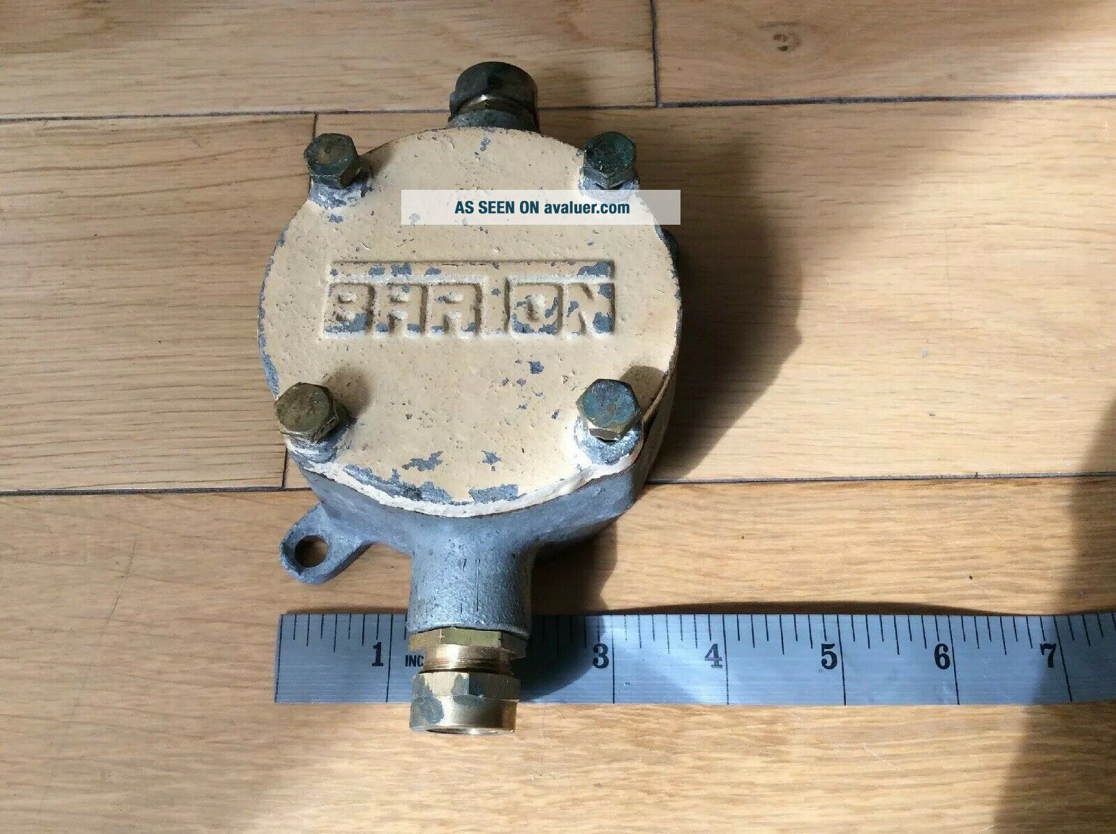 Barton Vintage Industrial Electric Light Cast Iron Galvanised Junction ...