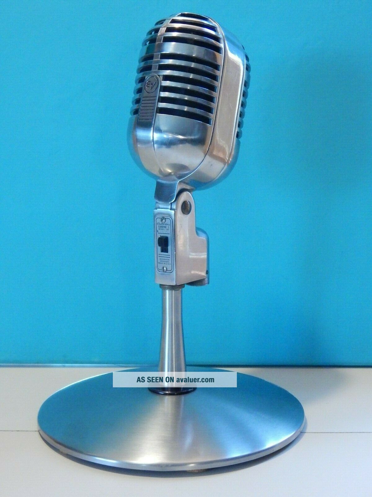 Vintage 1960S Atlas DS9 Microphone Desk Stand Shure Electro Voice ...