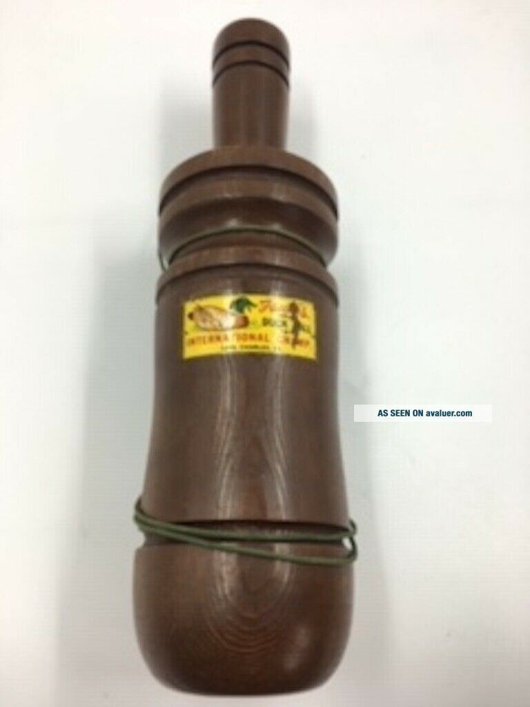 Vintage FAULK ' S Duck Call Display Twice International Champ Made In ...