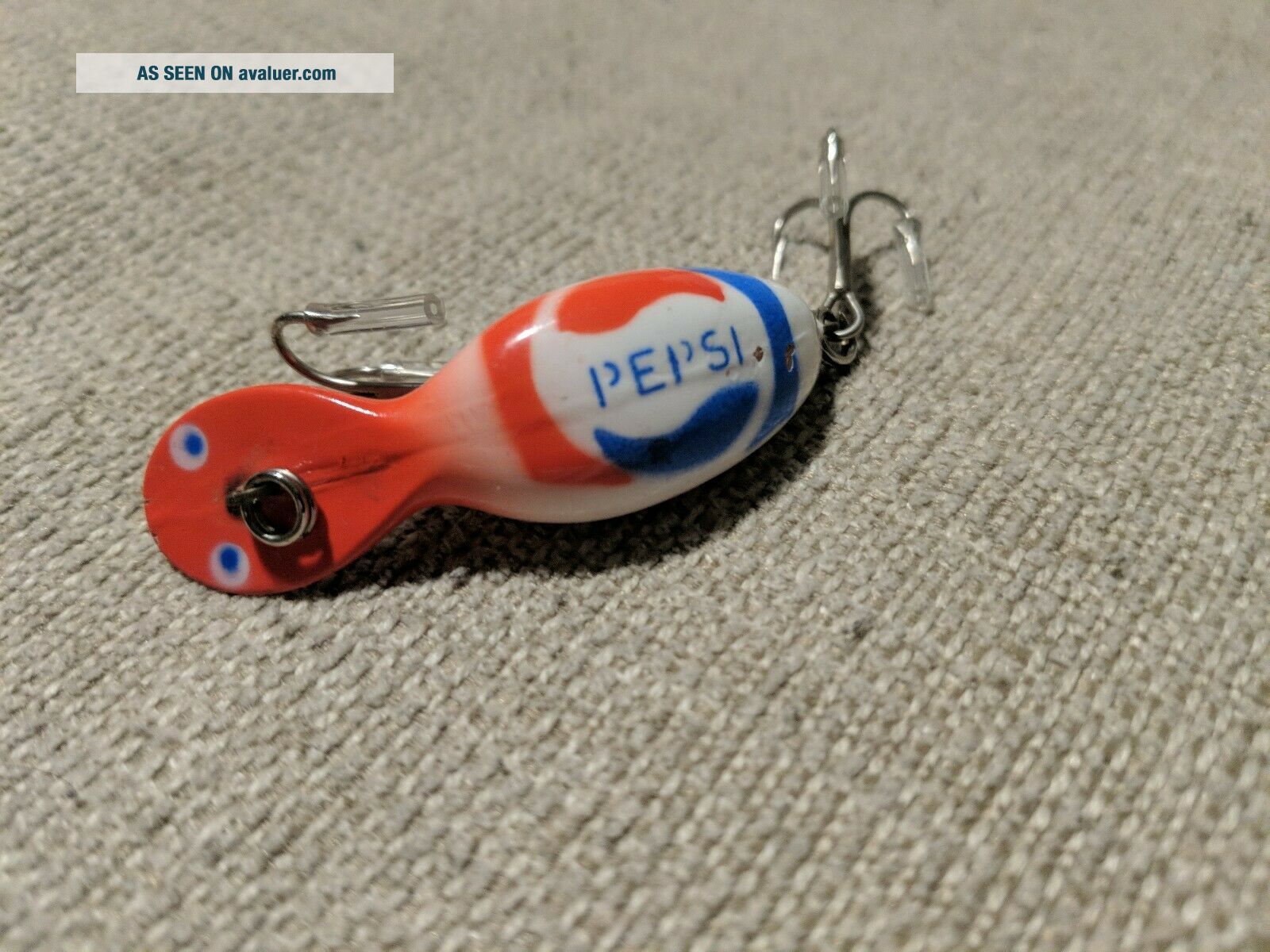 Vintage Heddon Pepsi TINY TAD Plastic Fishing Lure Ad Advertising Promo ...