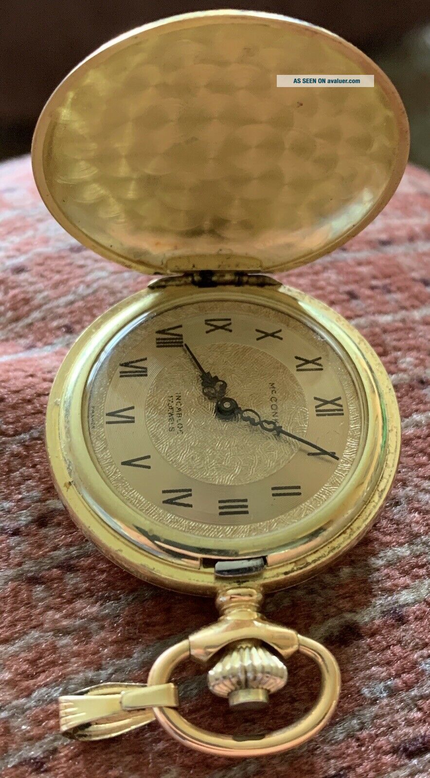 Vintage Arnex Incabloc 17 Jewel Pocket Watch And Case | #6901650