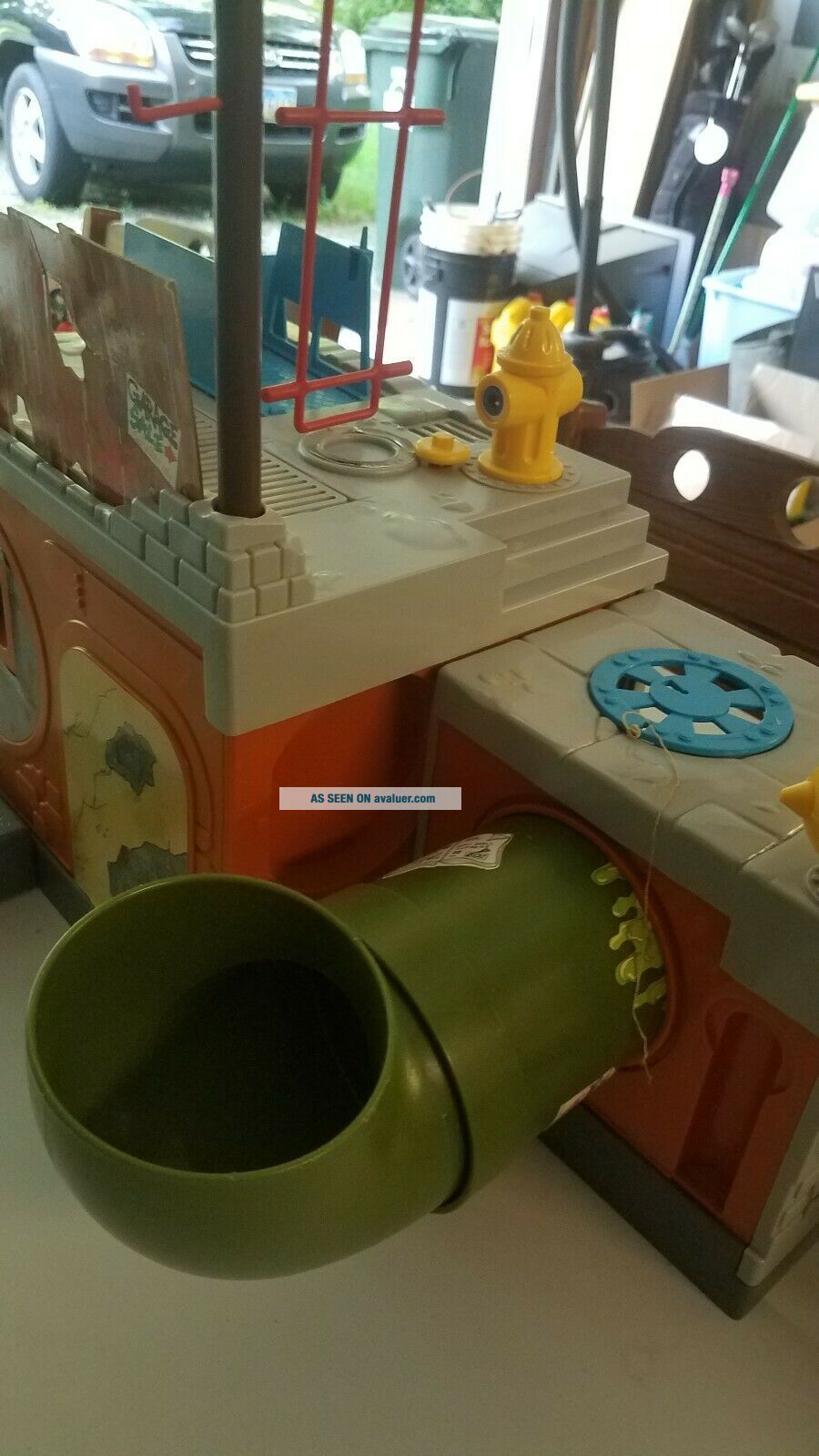 Vintage 1989 Teenage Mutant Ninja Turtles Sewer Lair Playset Complete ...