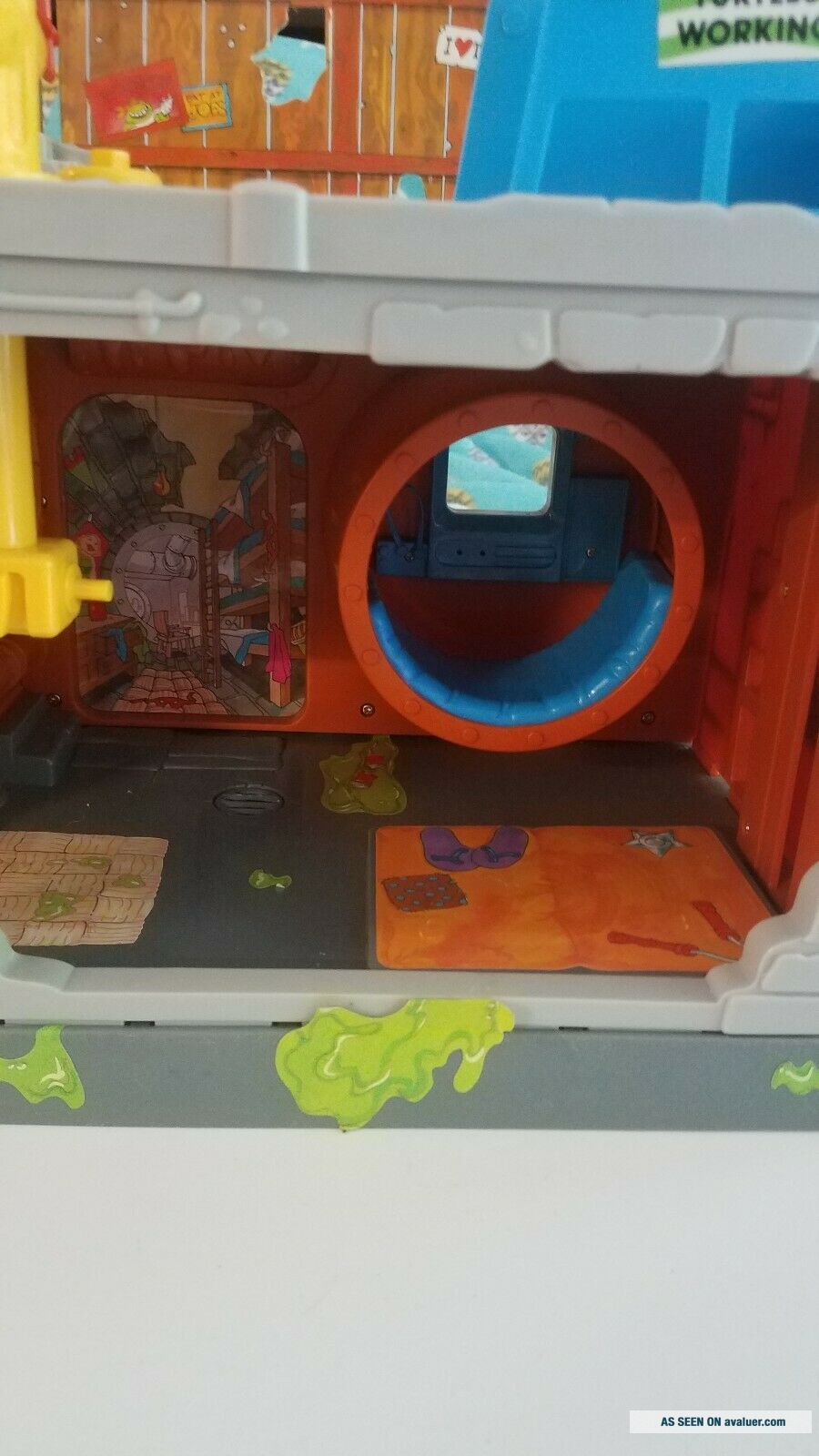 Vintage 1989 Teenage Mutant Ninja Turtles Sewer Lair Playset Complete ...