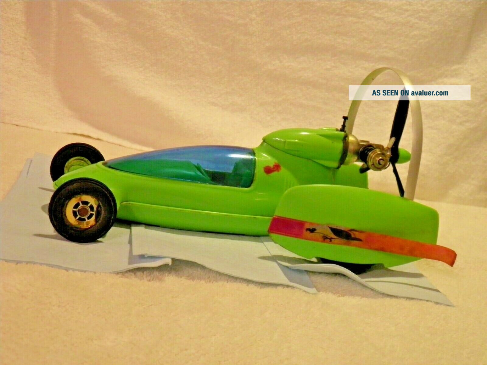 VINTAGE 1960 ' S COX SHRIKE GREEN GAS ENGINE TETHER CAR | #6903015