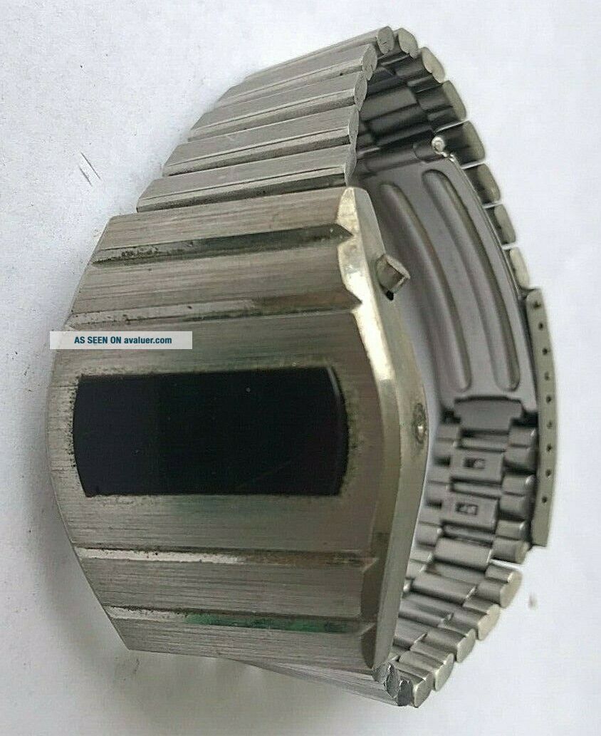 Vintage Mercury Time York Digital LED Stainless Steel Mens Watch | #6913081