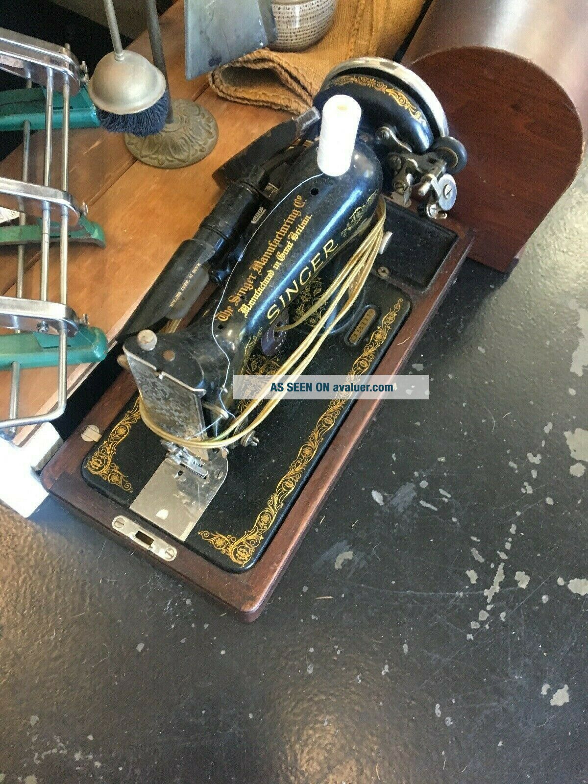 Vintage Singer Sewing Machine Electric Knee Lever 99K Circa 1936 | #6913647