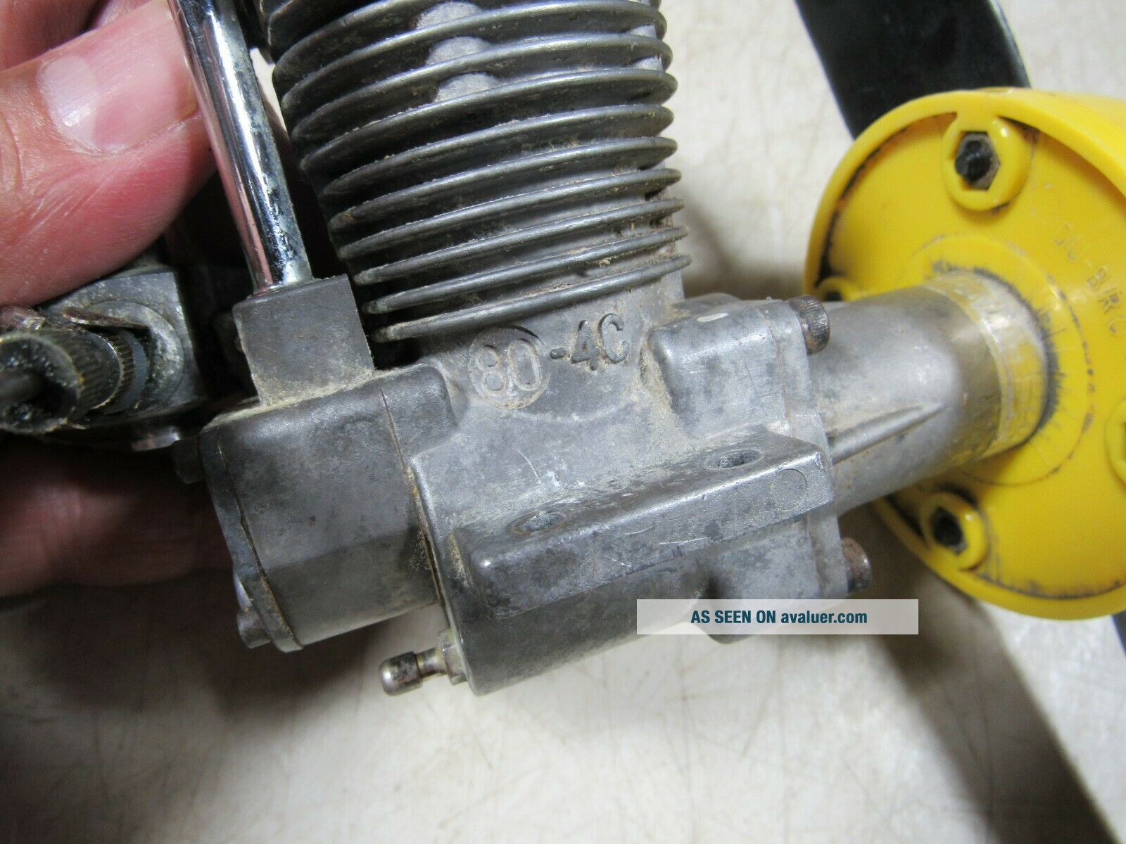 Vintage Enya 80 - 4C 4 Stroke Model Airplane R/C Engine | #6917375