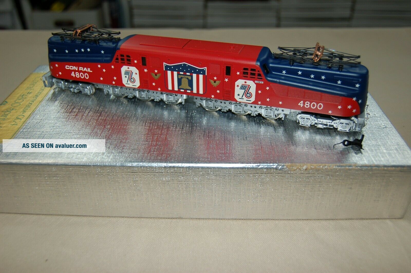 Vintage AHM/Rivarossi HO GG1 Electric Conrail 4800 Bicentennial | #6916685