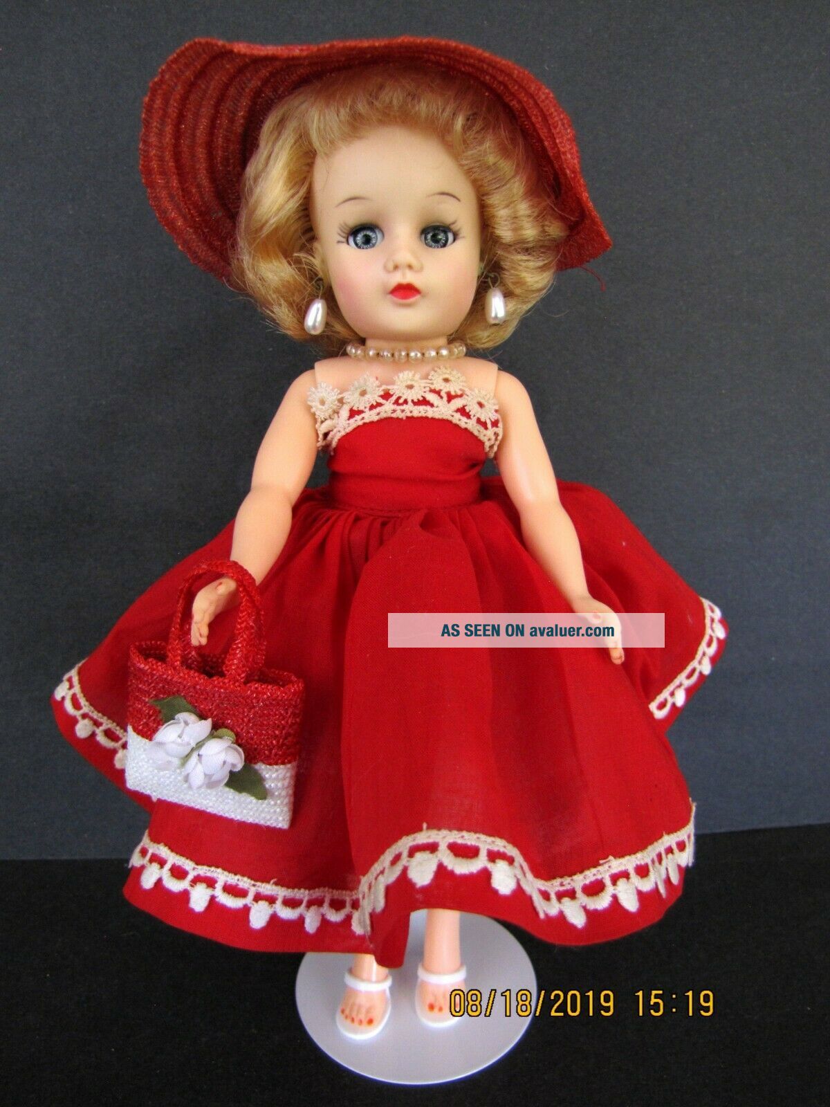 Vintage Miss Nancy Ann Doll Pal Of Little Miss Revlon Jill In Dress ...
