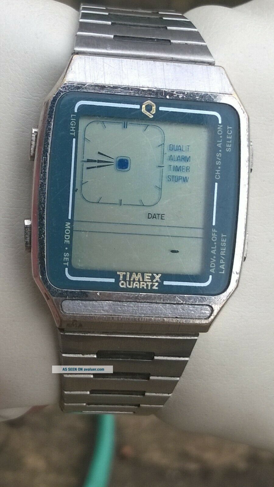 Timex Mens Vintage LCD Ana Digital Hands L Cell - Attention Req | #6935939