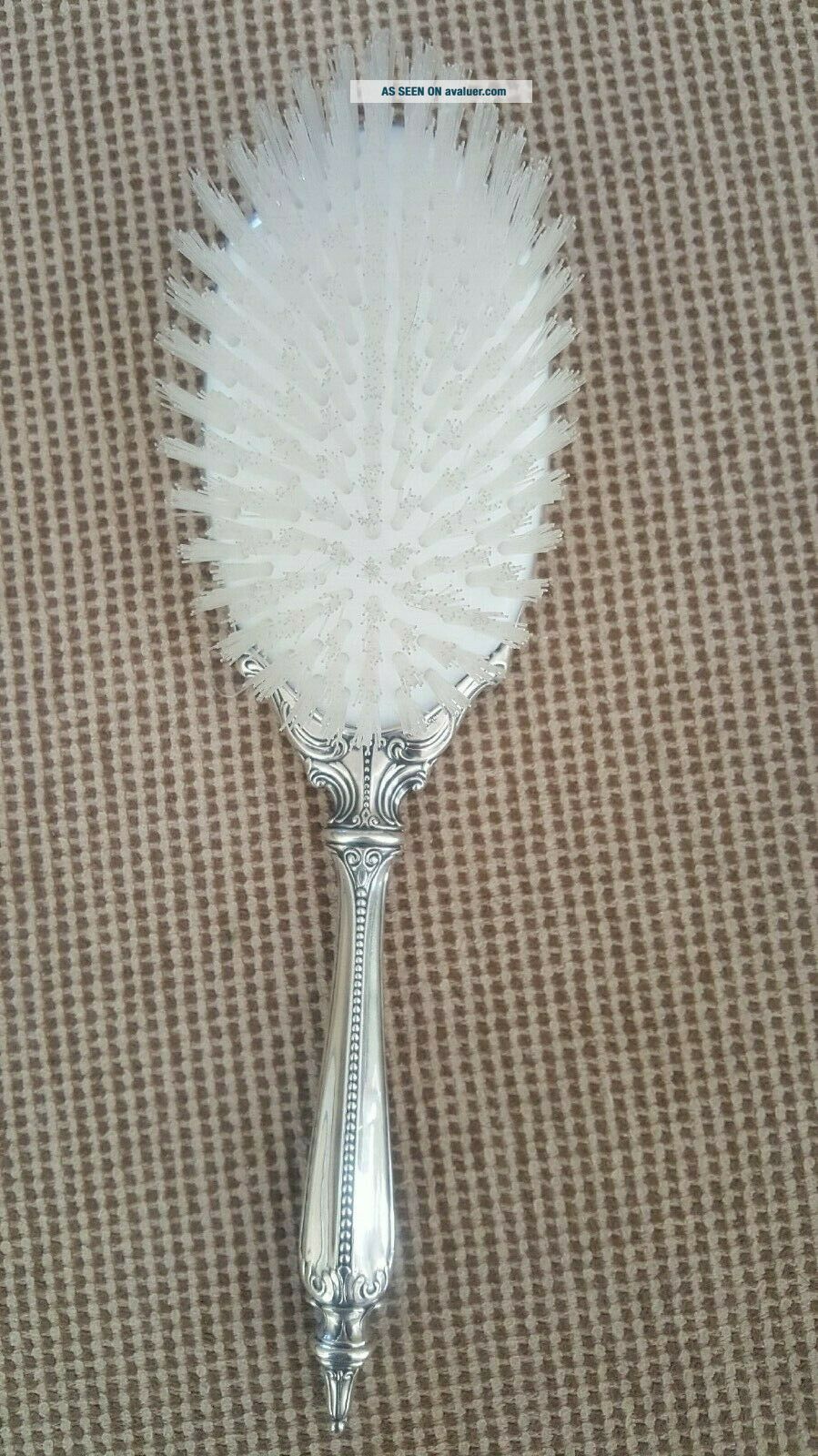 GORGEOUS VINTAGE WEBSTER STERLING SILVER BRUSH AND MIRROR SET | #6946885