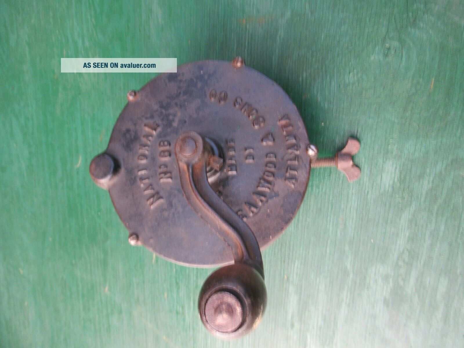 VINTAGE Grinder Sharpening Stone Whetstone Wheel Table Clamp NATIONAL ...