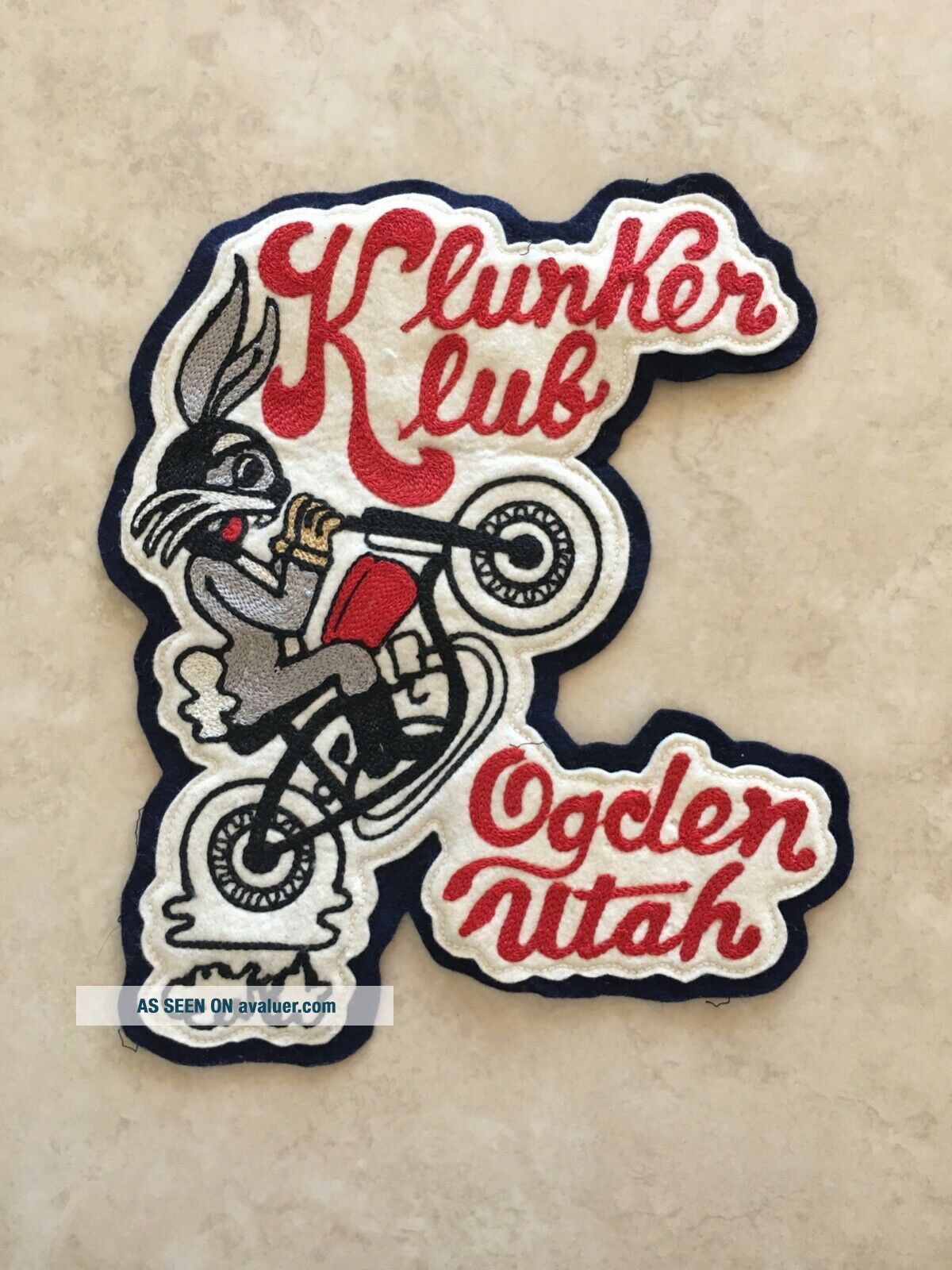 Vintage 1960’s Klunker Klub Motorcycle Club Patch Ogden Utah | #6959254