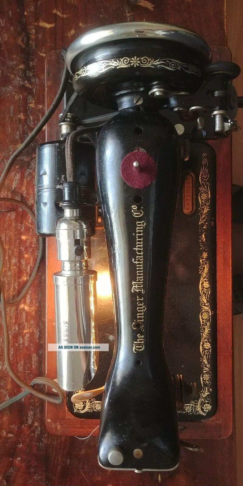 SINGER MODEL 99 SEWING MACHINE VINTAGE 1927 WOOD CASE | #6960073