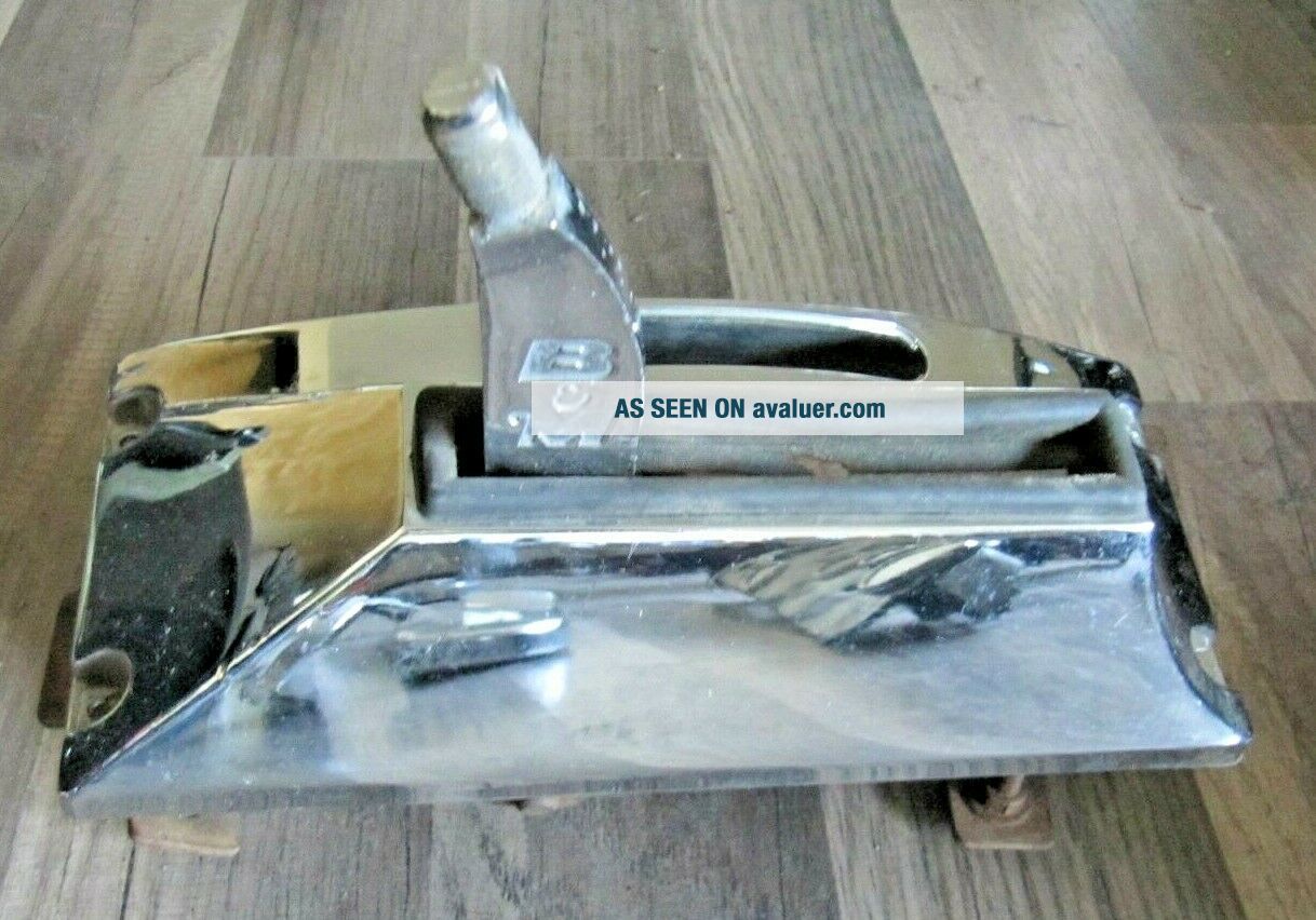 B&M VINTAGE MEGA CHROME RATCHET SHIFTER, SHIFT PLATE: | #6967449