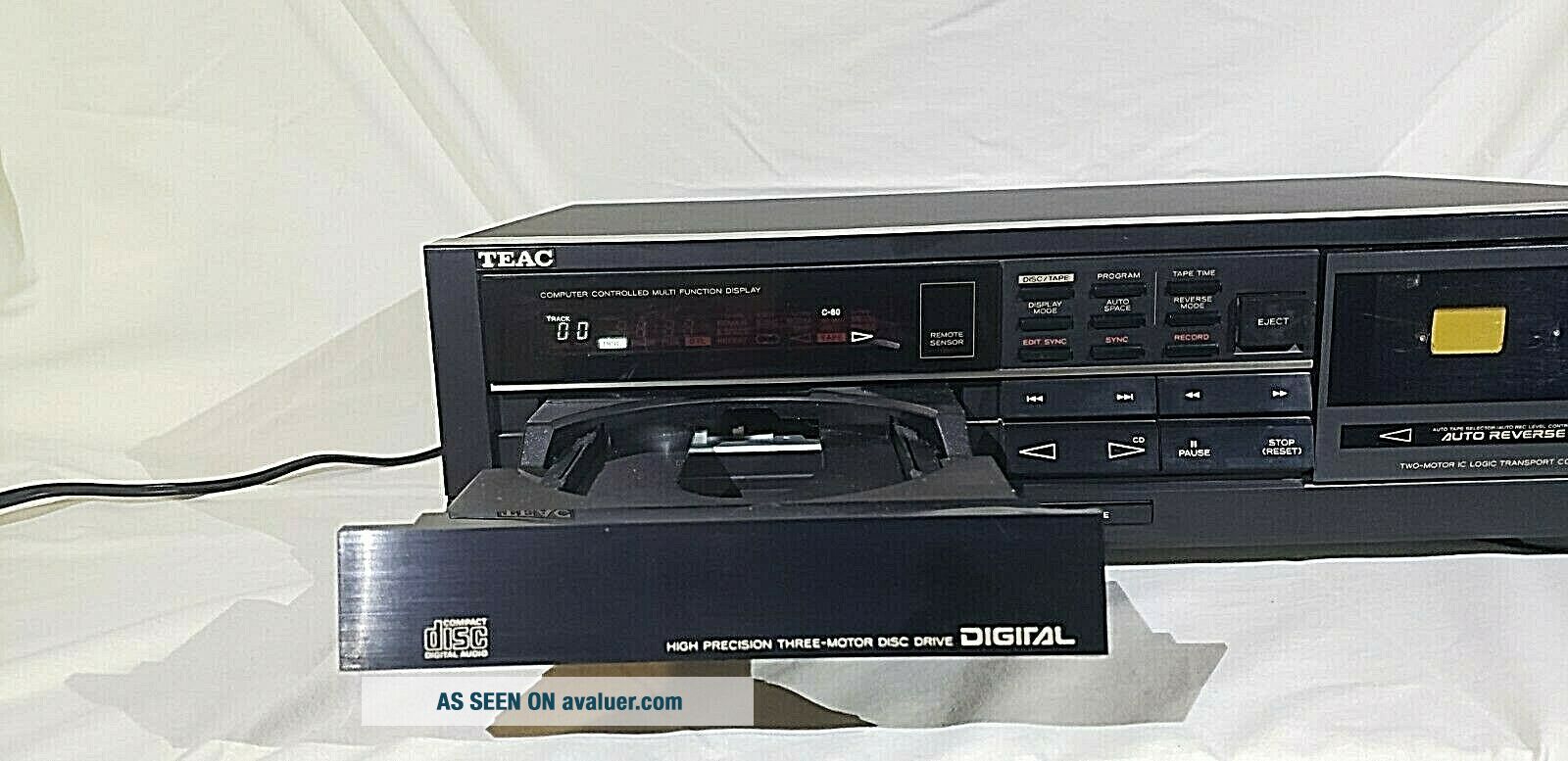 Vintage TEAC Ad - 4 Compact Disc Player/Reverse Cassette Disc Combo ...