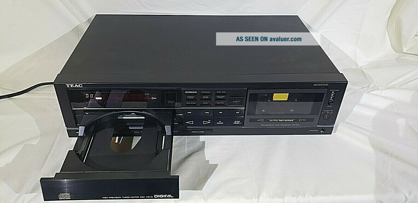 Vintage TEAC Ad - 4 Compact Disc Player/Reverse Cassette Disc Combo ...