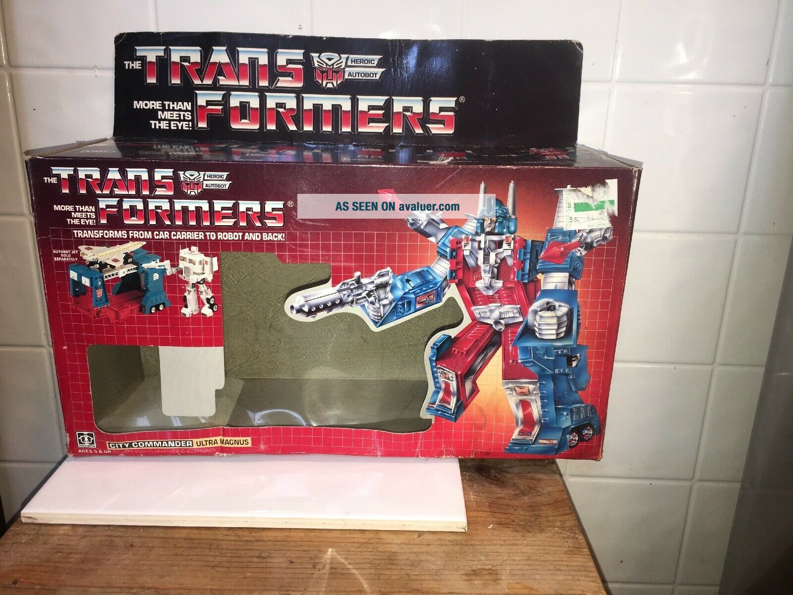 Vintage 1985 Transformers G1 ULTRA MAGNUS EMPTY BOX ONLY Generation One ...