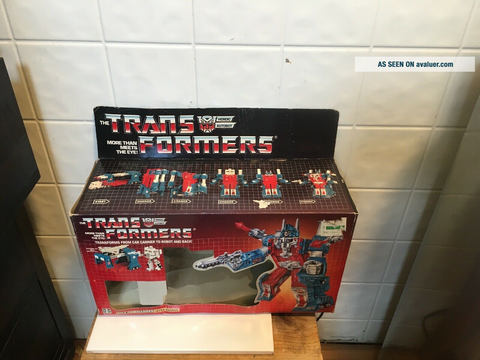 Vintage 1985 Transformers G1 ULTRA MAGNUS EMPTY BOX ONLY Generation One ...