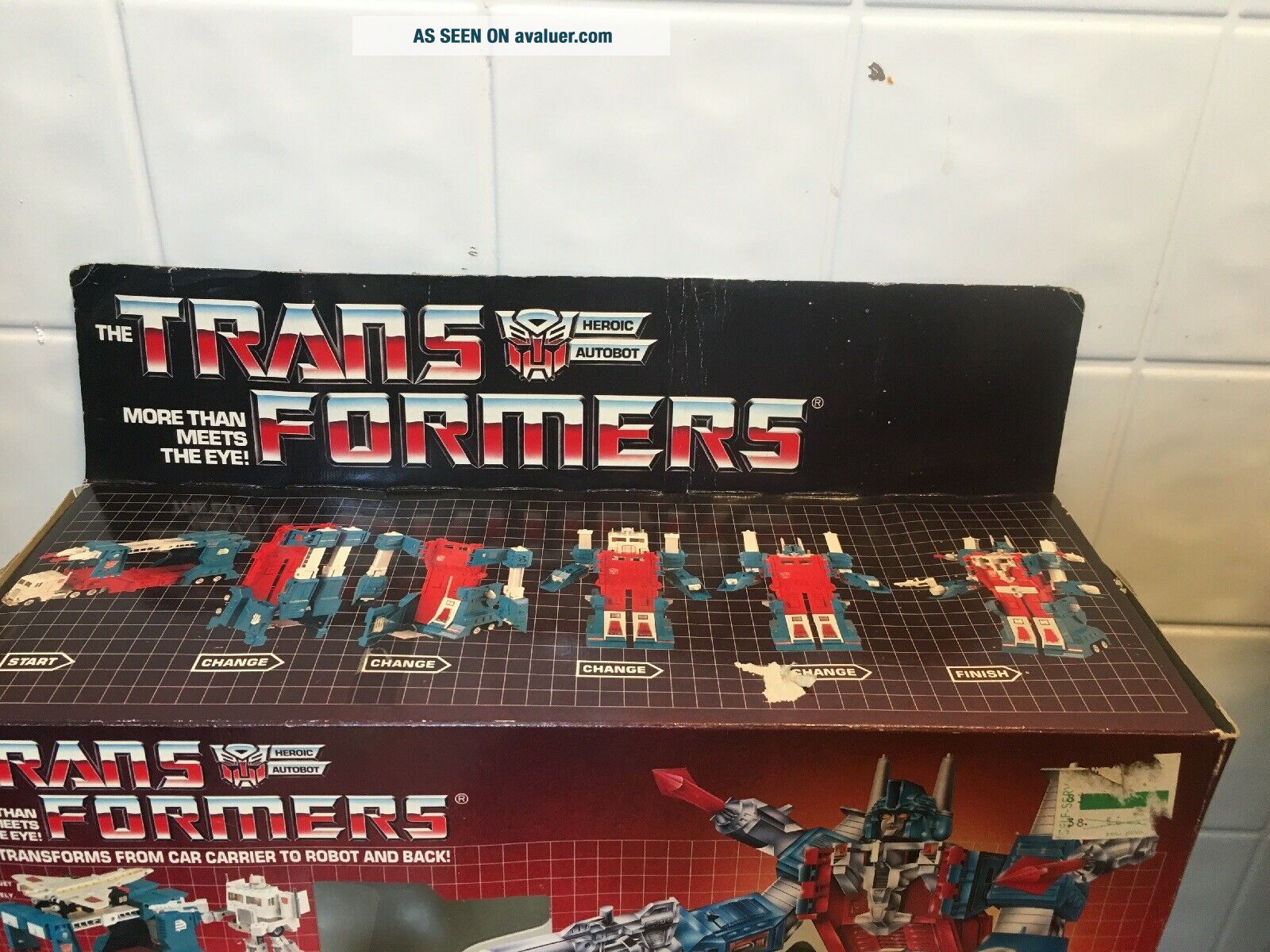 Vintage 1985 Transformers G1 ULTRA MAGNUS EMPTY BOX ONLY Generation One ...