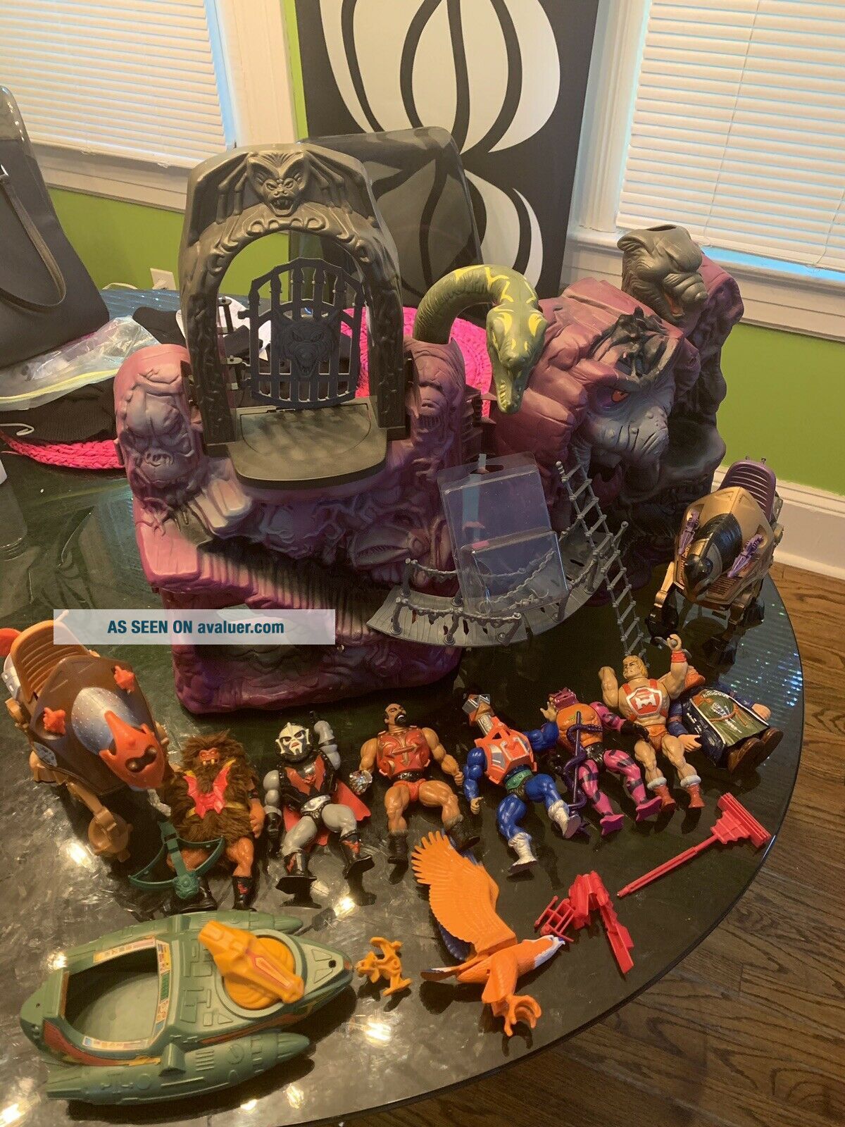 Vintage 1980’s Mattel Masters Of The Universe Snake Mountain And ...