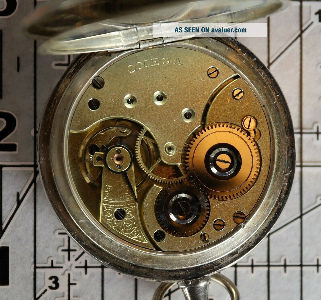 Omega Grand Prix Pocket Watch In Silver Case | #6982878