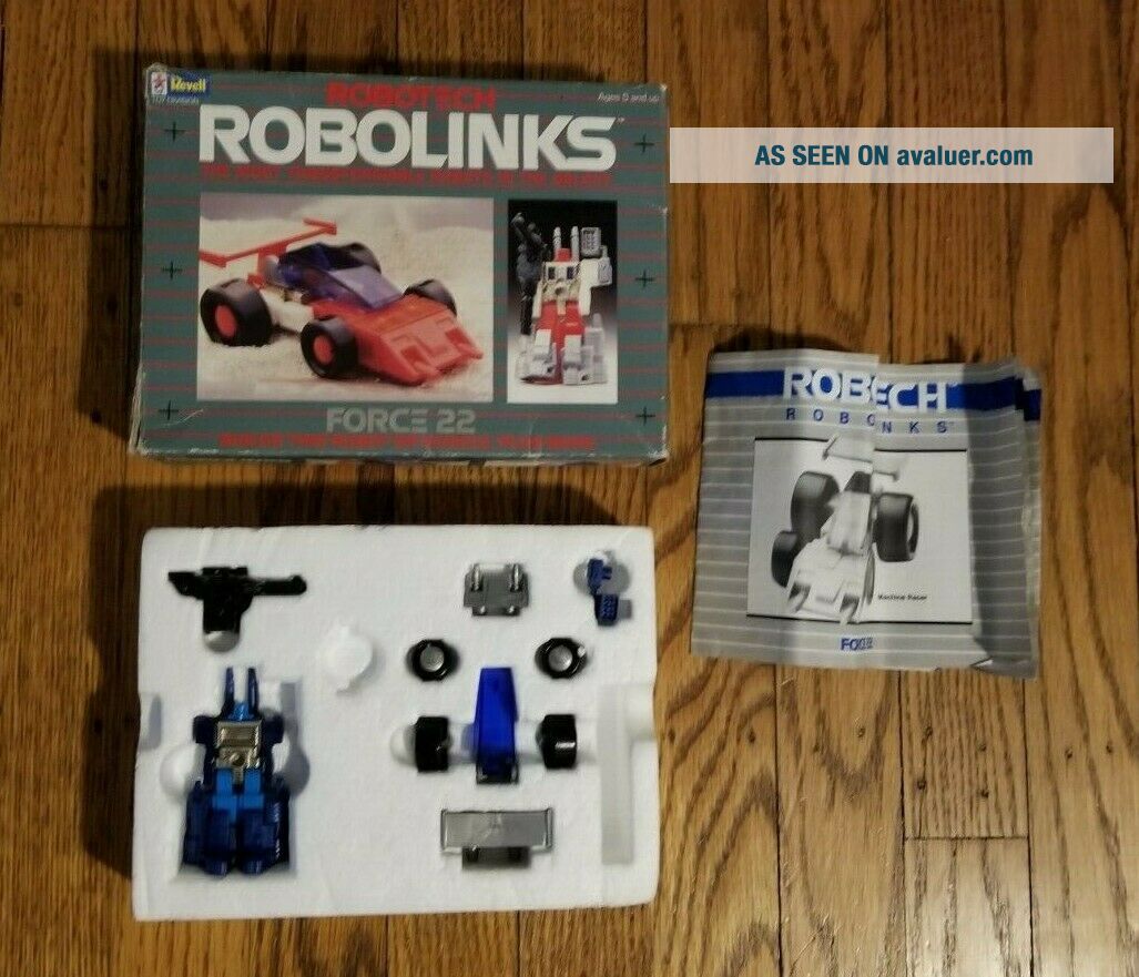 Robotech Robolinks FORCE 22 Revell 1984 Vintage Box Instructions Figure ...
