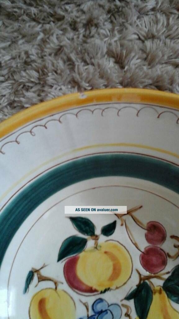 Very Good Vintage Stangl Pottery Terra Rose Fruit Pattern 11 " Salad ...