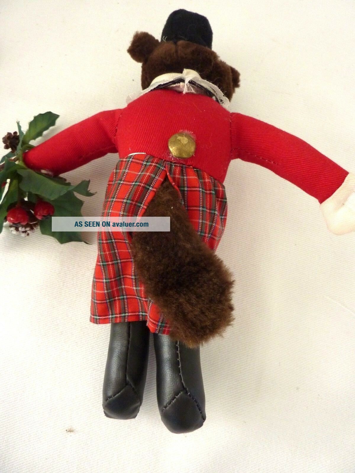 Vintage MR & MRS FOX Hunting 14 " Plush Dolls A&A Import Shelf Sitters ...