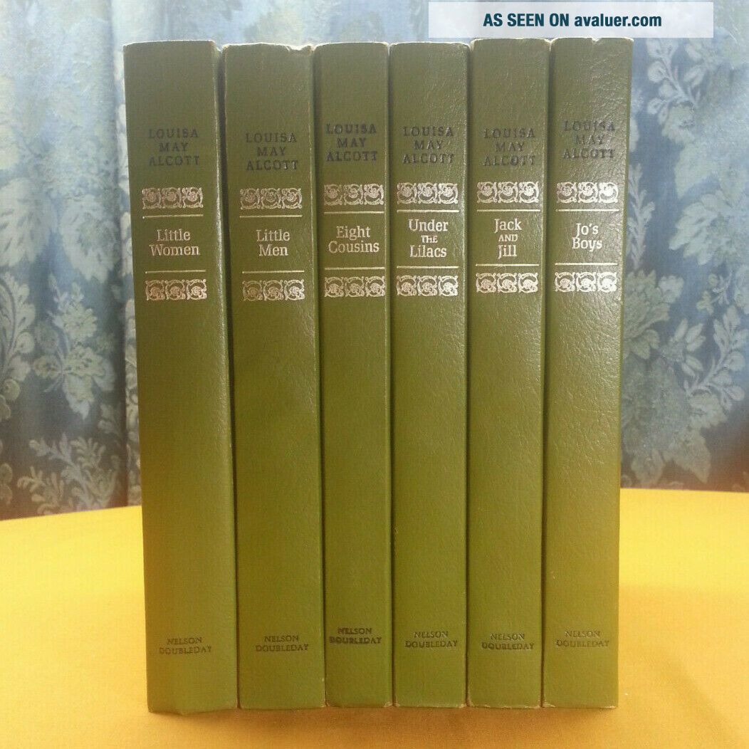 Louisa May Alcott Complete Set Of 6 - Little Women/Little Men/Jo ' S ...