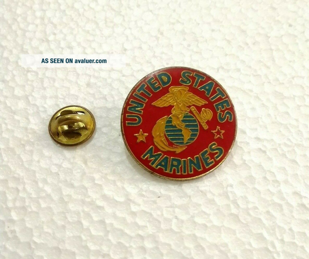 United States Marines - Vintage Enamel Pin Badge Rare | #7028238
