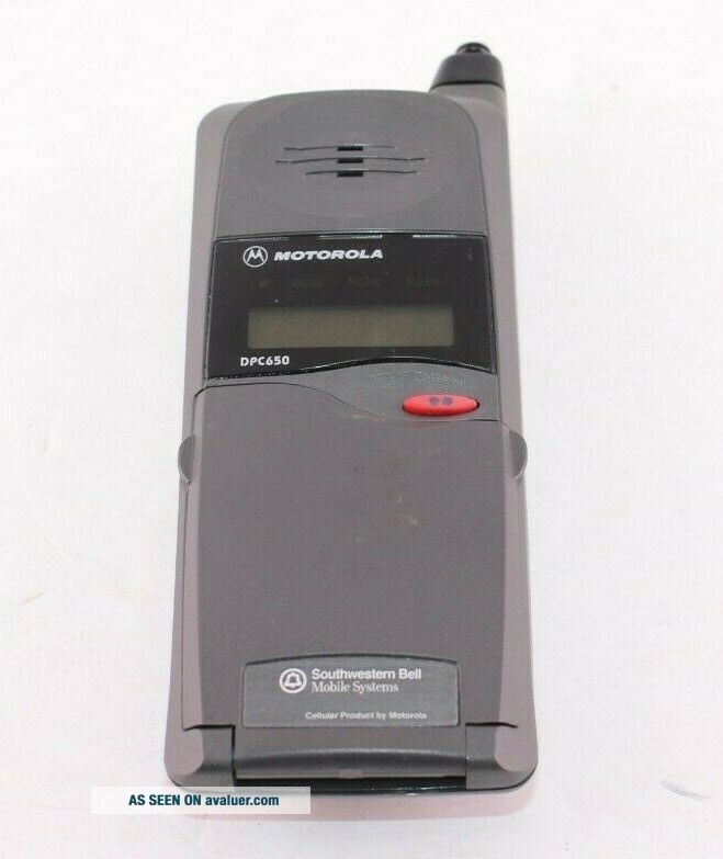 Vintage MOTOROLA MicroTAC DPC650 Flip Cell Phone Retractable Antenna ...