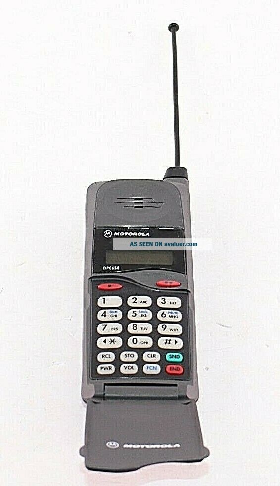 Vintage MOTOROLA MicroTAC DPC650 Flip Cell Phone Retractable Antenna ...
