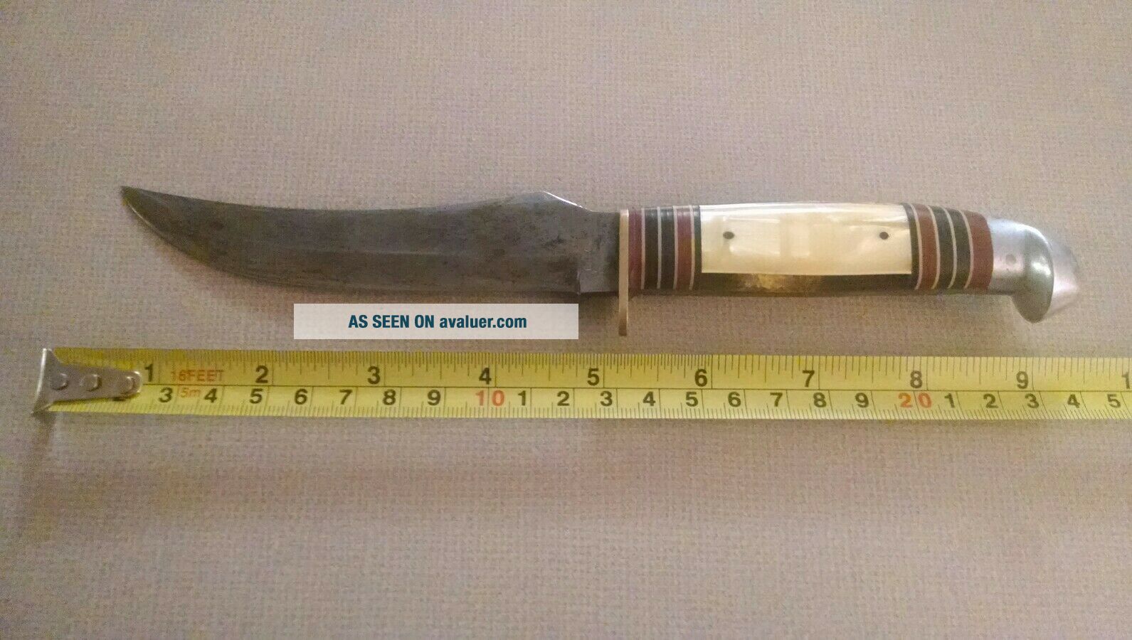 VINTAGE OLD RANGER FIXED BLADE HUNTING KNIFE (RARE OLD HUNTING KNIFE ...