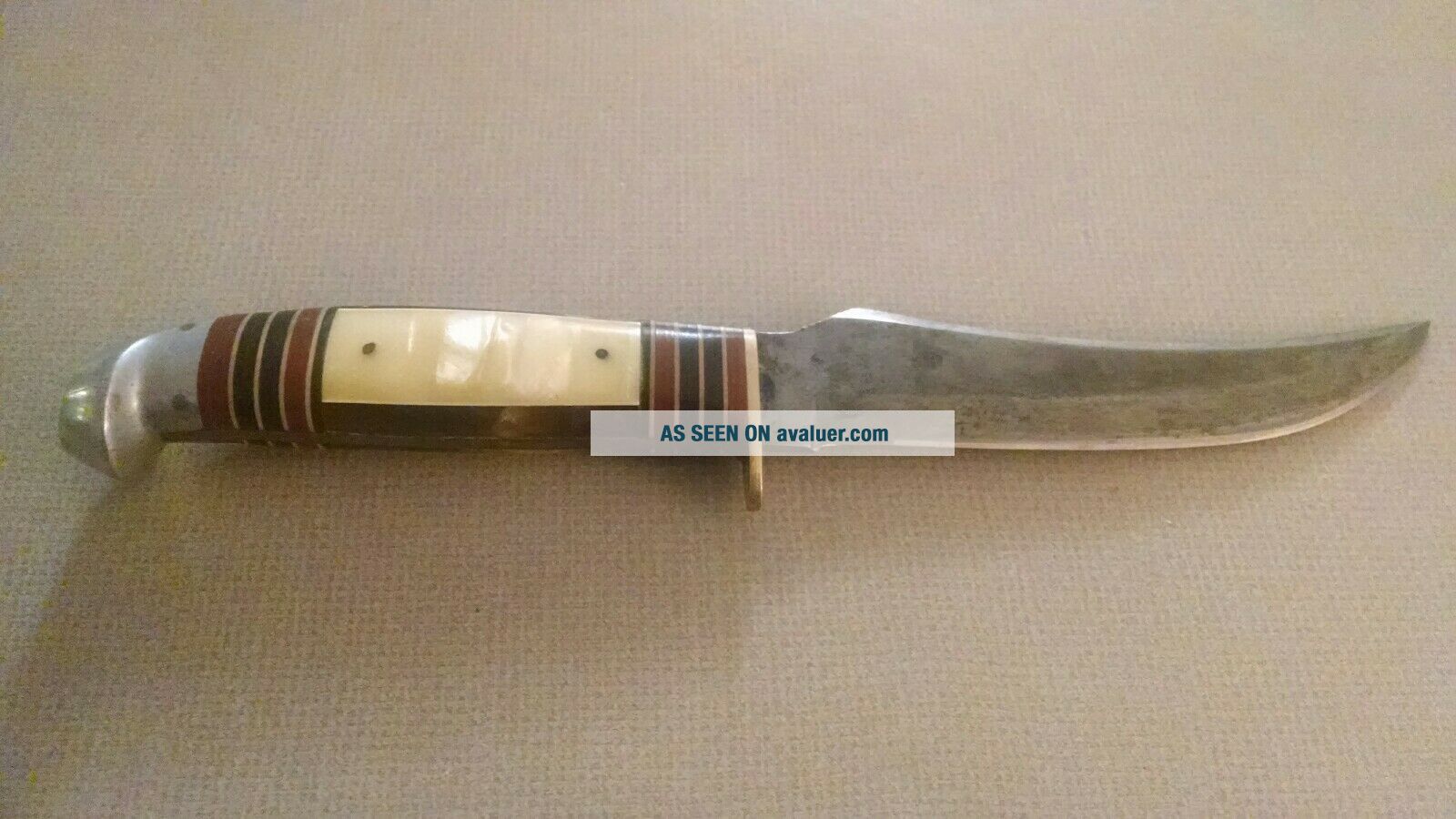 VINTAGE OLD RANGER FIXED BLADE HUNTING KNIFE (RARE OLD HUNTING KNIFE ...