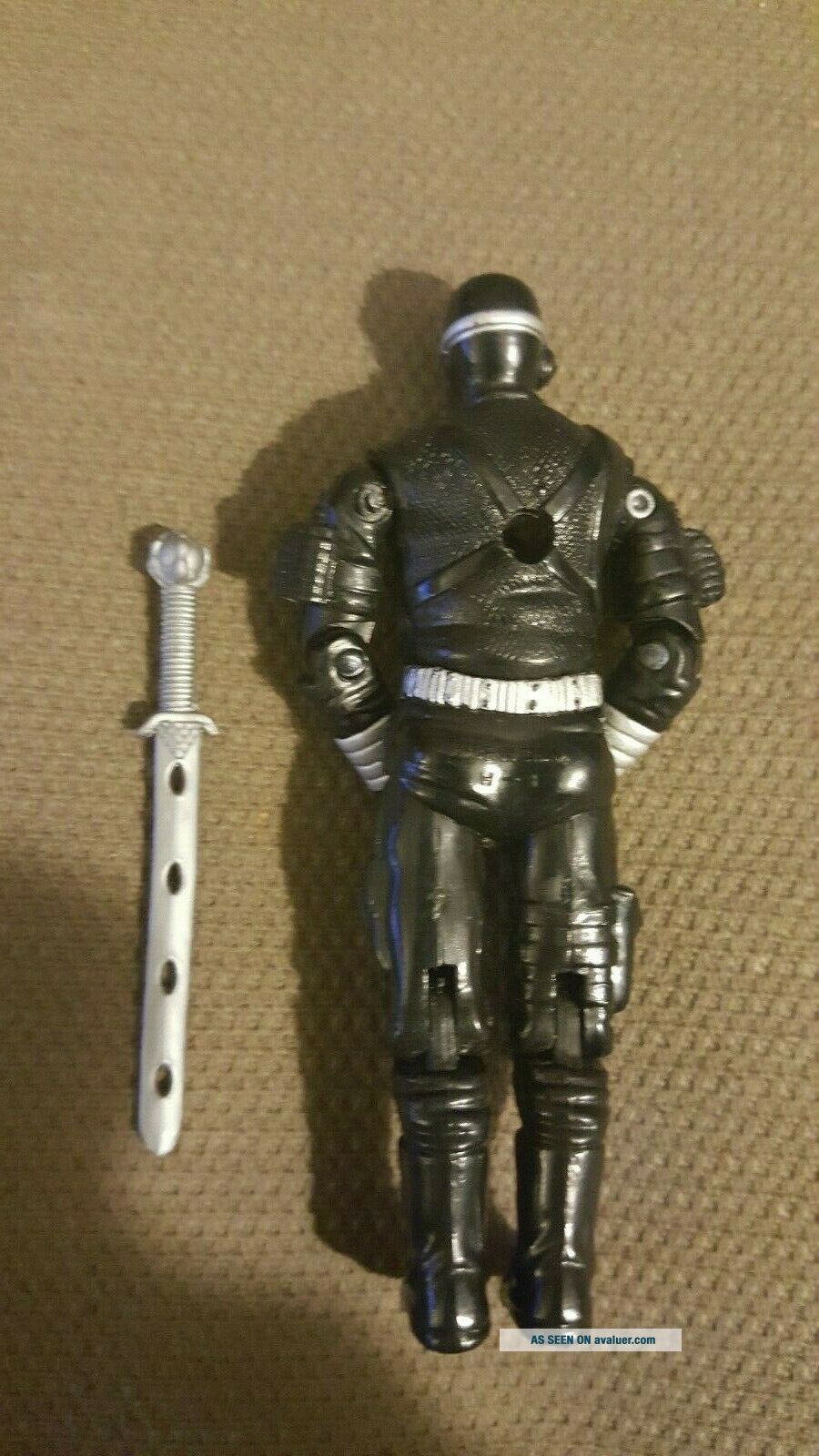 Vintage GI Joe Action Figure 1989 Snake Eyes V3 With Sword | #7035788