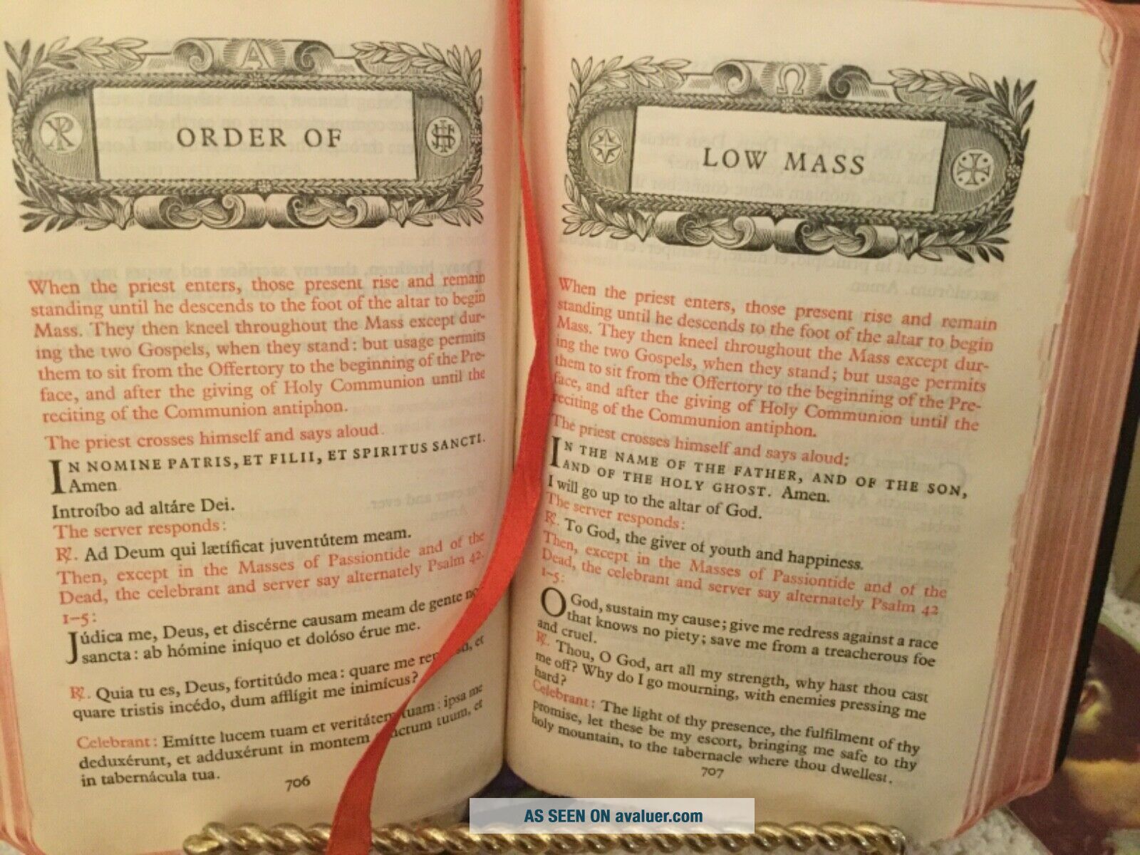 The Missal In Latin And English 1950 Sheed And Ward Vintage Catholic ...