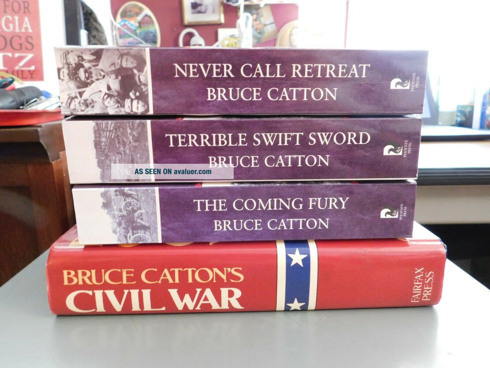 Two Complete Bruce Catton Civil War Trilogies In 4 Vols. (Copies ...